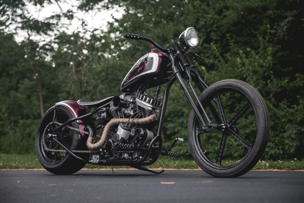 Maroon Sportster – Led Sled Customs