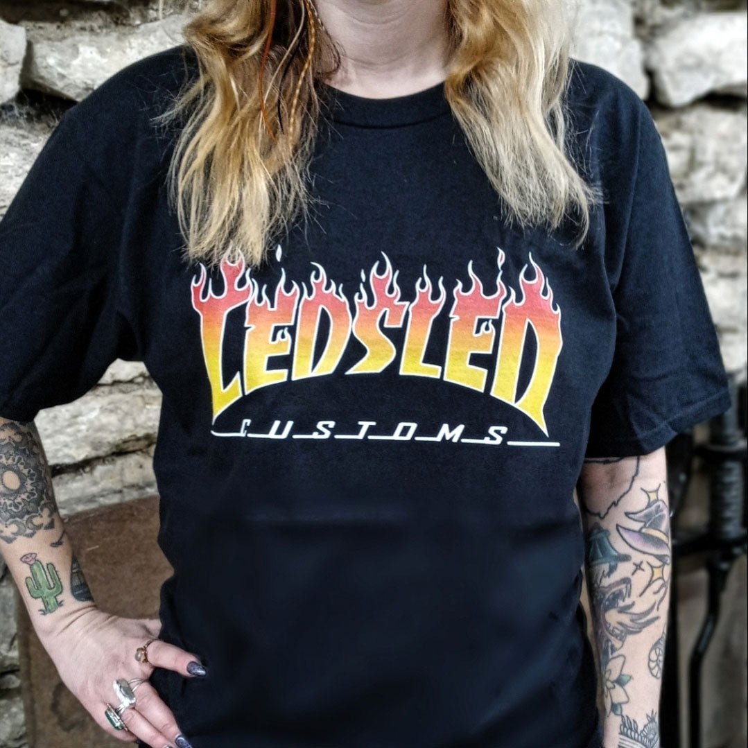 Thrasher T-Shirt – Led Sled Customs